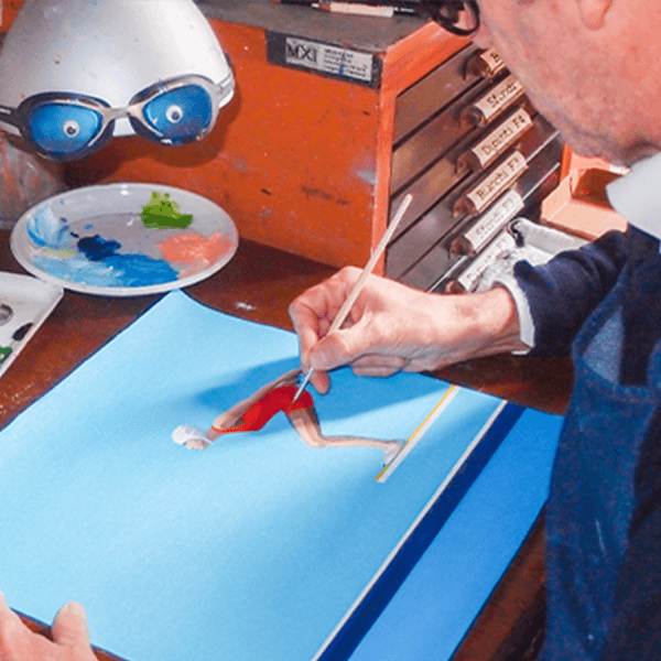 Chris Gilmour, British sculptor who is a hit