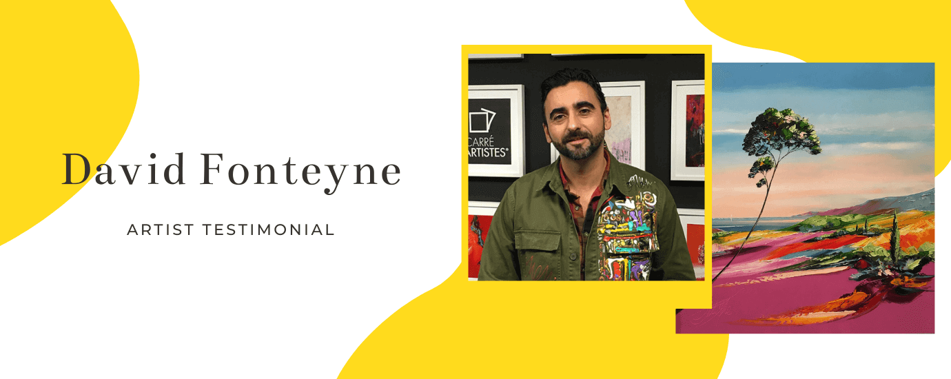 Focus on the artist David Fonteyne at Carré d'artistes