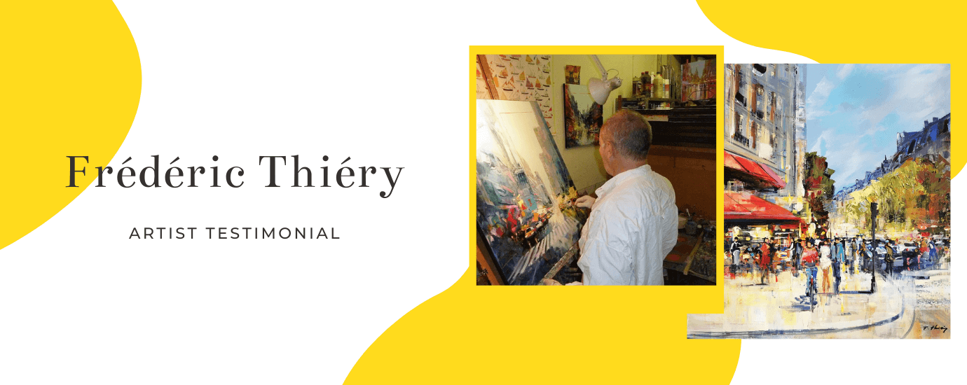 Focus on the artist Frederic Thiery at Carré d'artistes