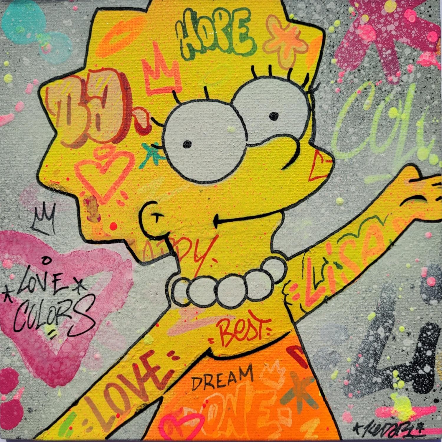 Art & Collectibles Simpson painting Acrylic etna.com.pe