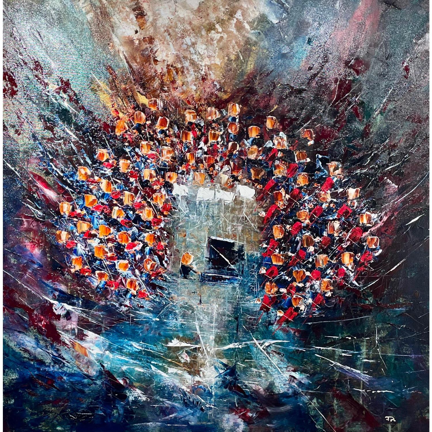 Painting Concert Leviathan by Reymond Pierre | Carré d'artistes