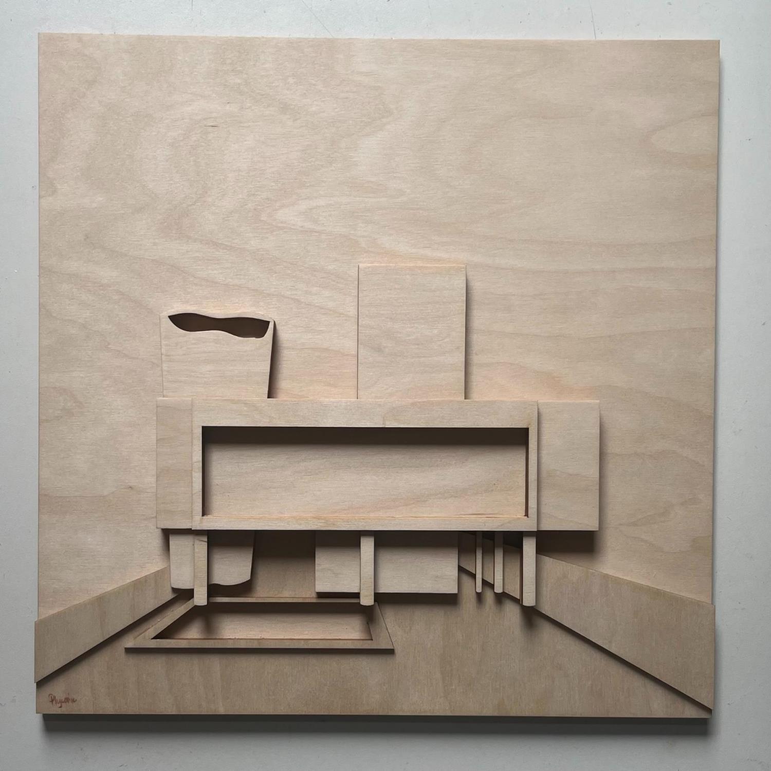 Peinture Unite d'Habitation rooftop par Plyconic | Carré d'artistes