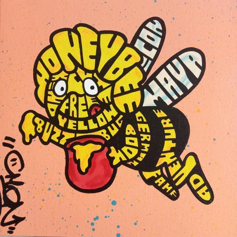 Painting Maya the bee by Cmon | Carré d'artistes