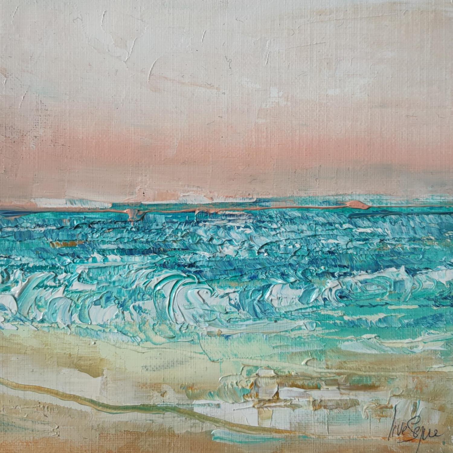 Painting Les sables de la mer by Levesque Emmanuelle | Carré d'artistes