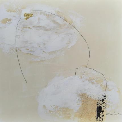 Painting abstract beige B 1 34 by Wilms Hilde | Carré d'artistes
