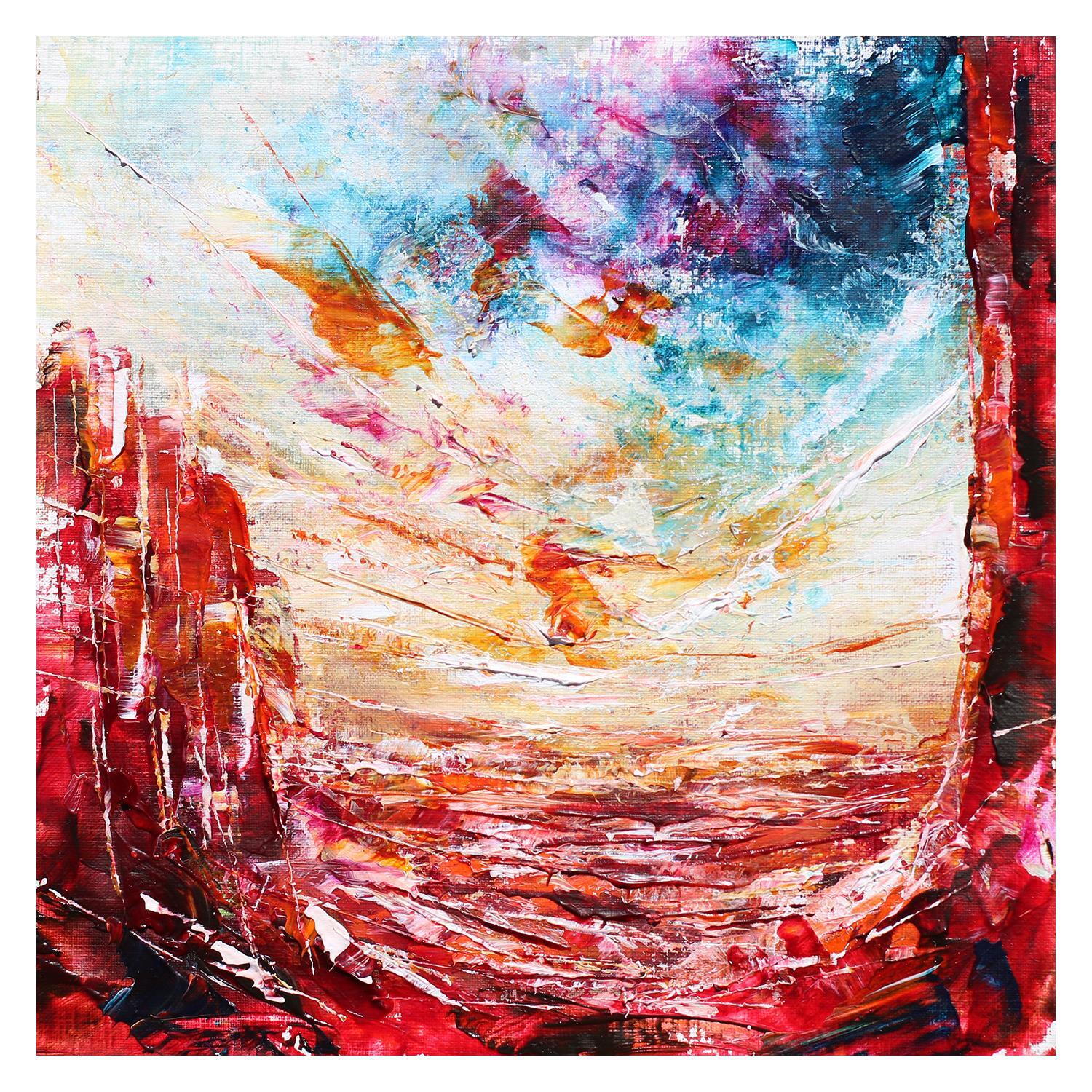 Painting Arizona sunset 1 by Reymond Pierre | Carré d'artistes