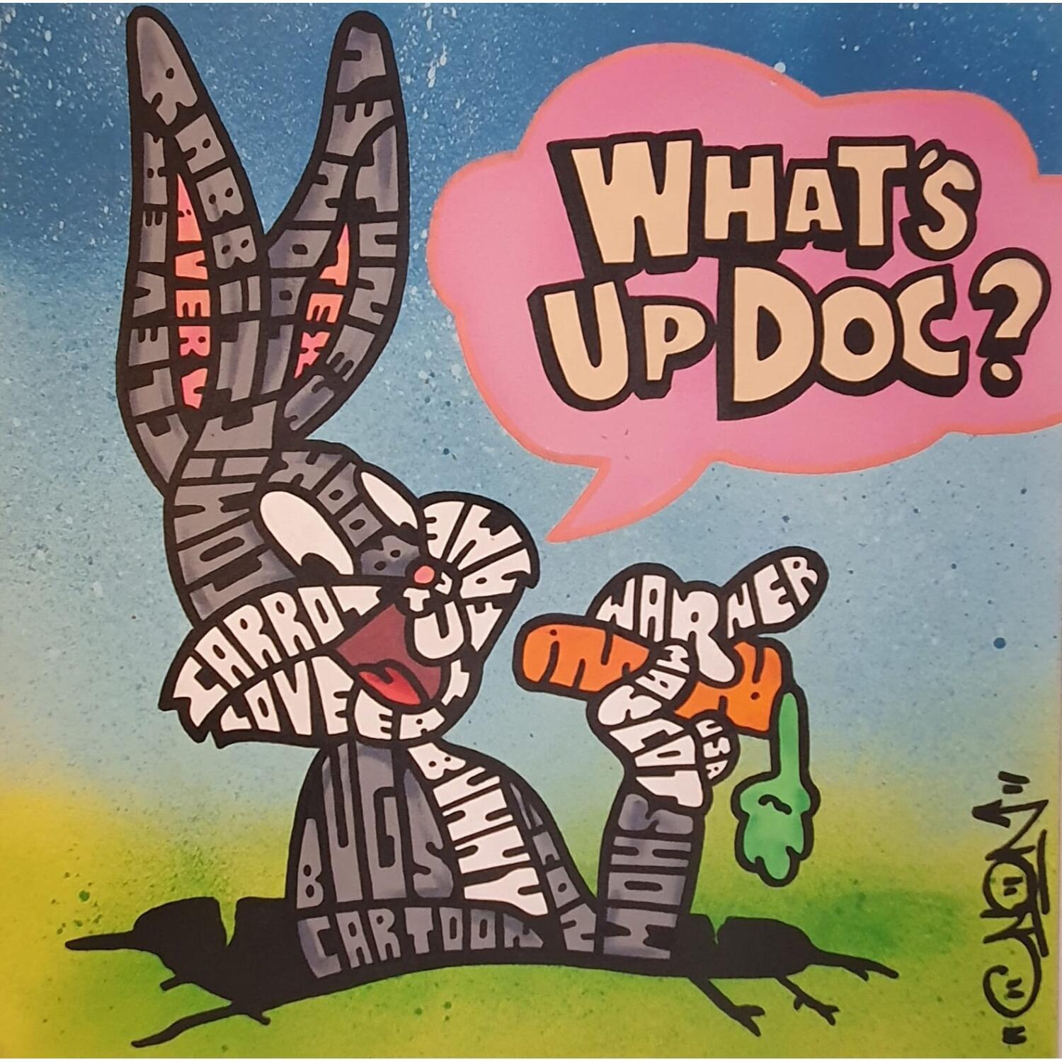 Peinture Bugs bunny What's up Doc ? par Cmon | Carré d'artistes