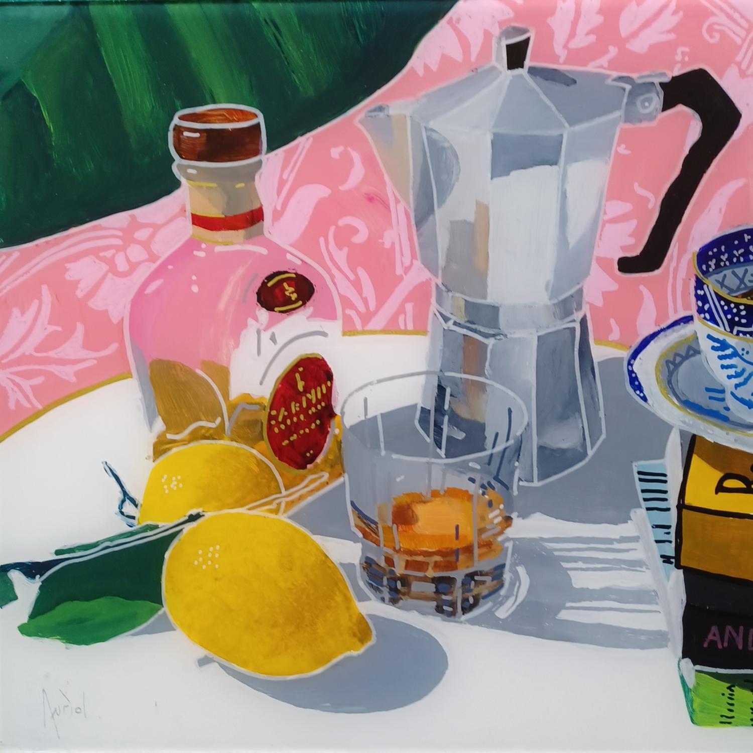 Peinture Andy sirota sa boisson un peu tiède par Auriol Philippe ...