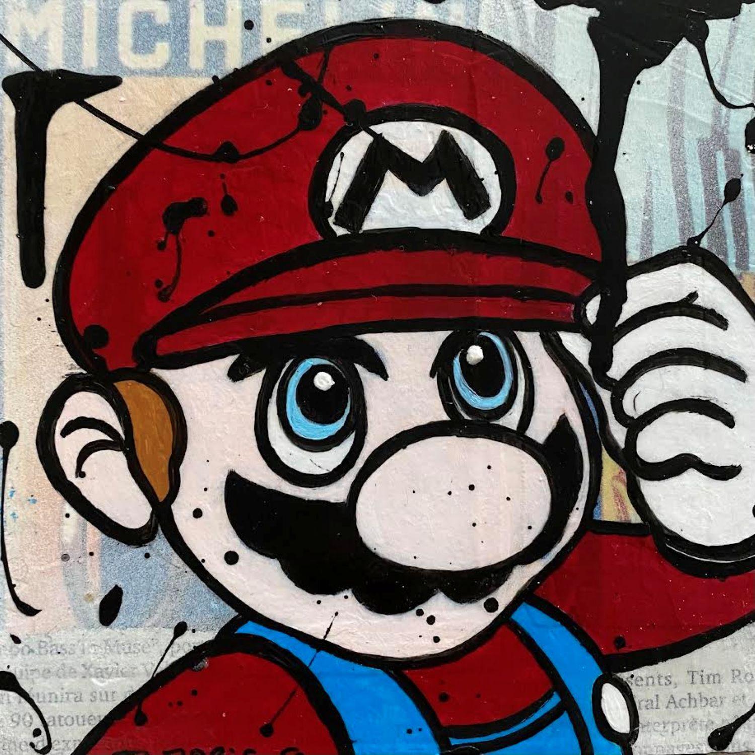 Peinture Salut de Mario par Marie G. | Carré d'artistes