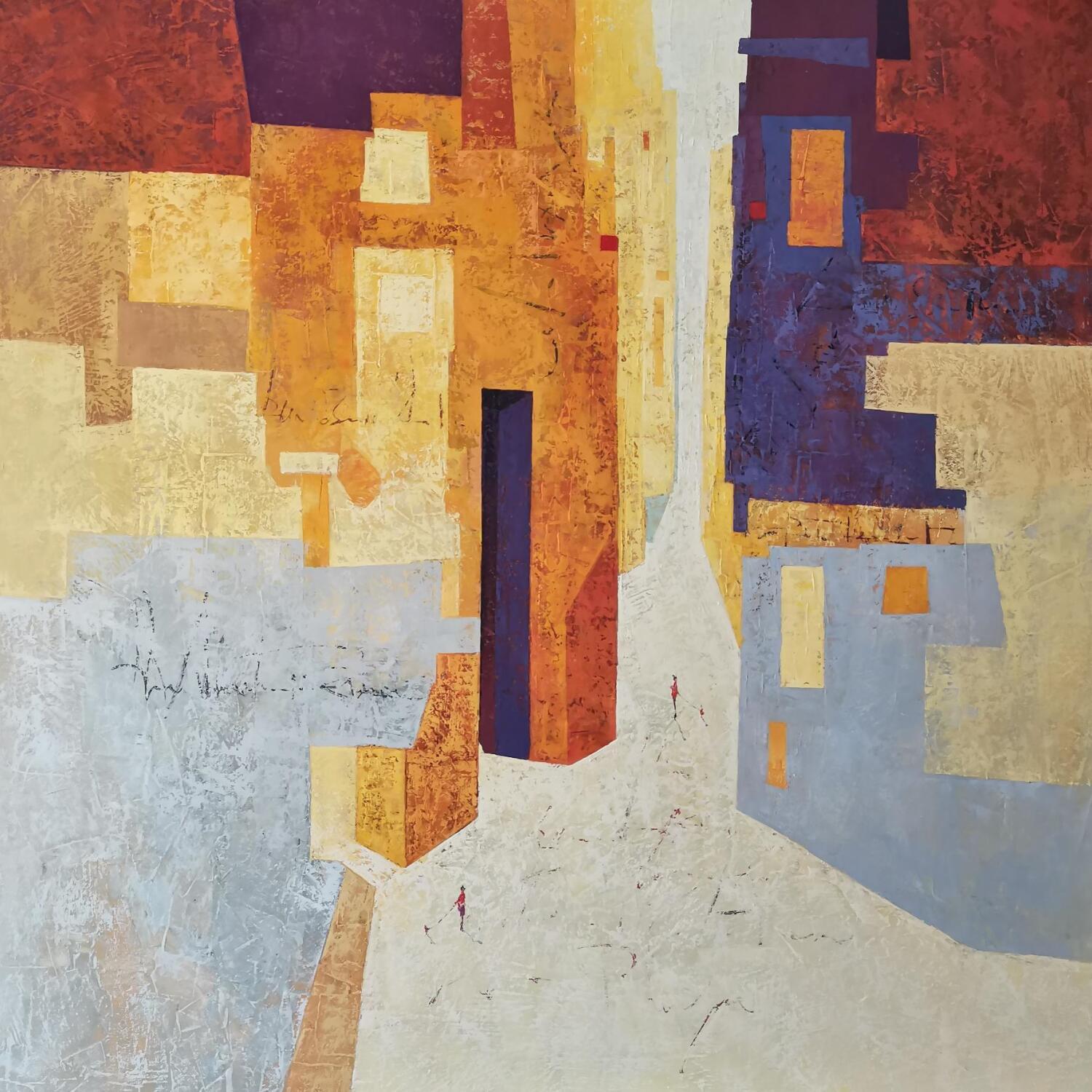 Peinture Vis ta vie par Tomàs | Carré d'artistes
