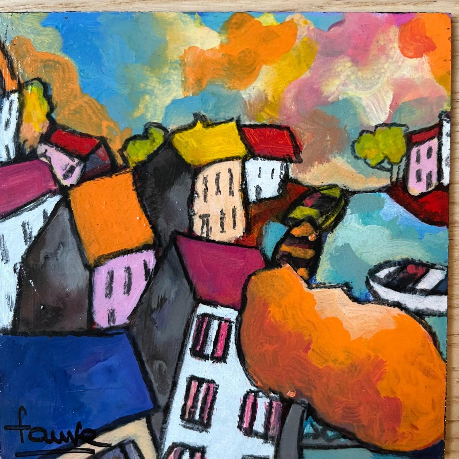 Peinture Bord de mer 2 par Fauve | Carré d'artistes